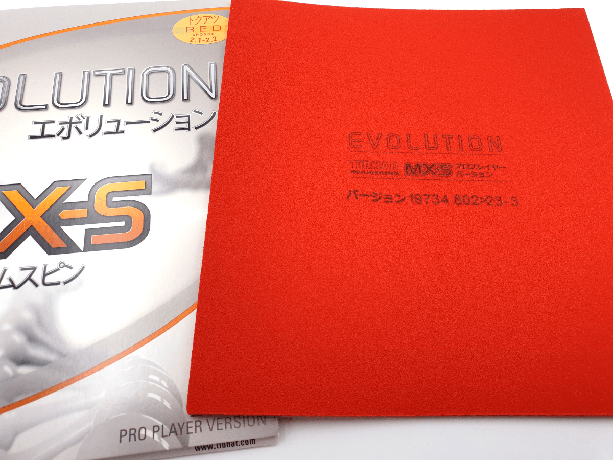 Tibhar Evolution MX-S Schwamm - TT-Spin Tischtennis Blog
