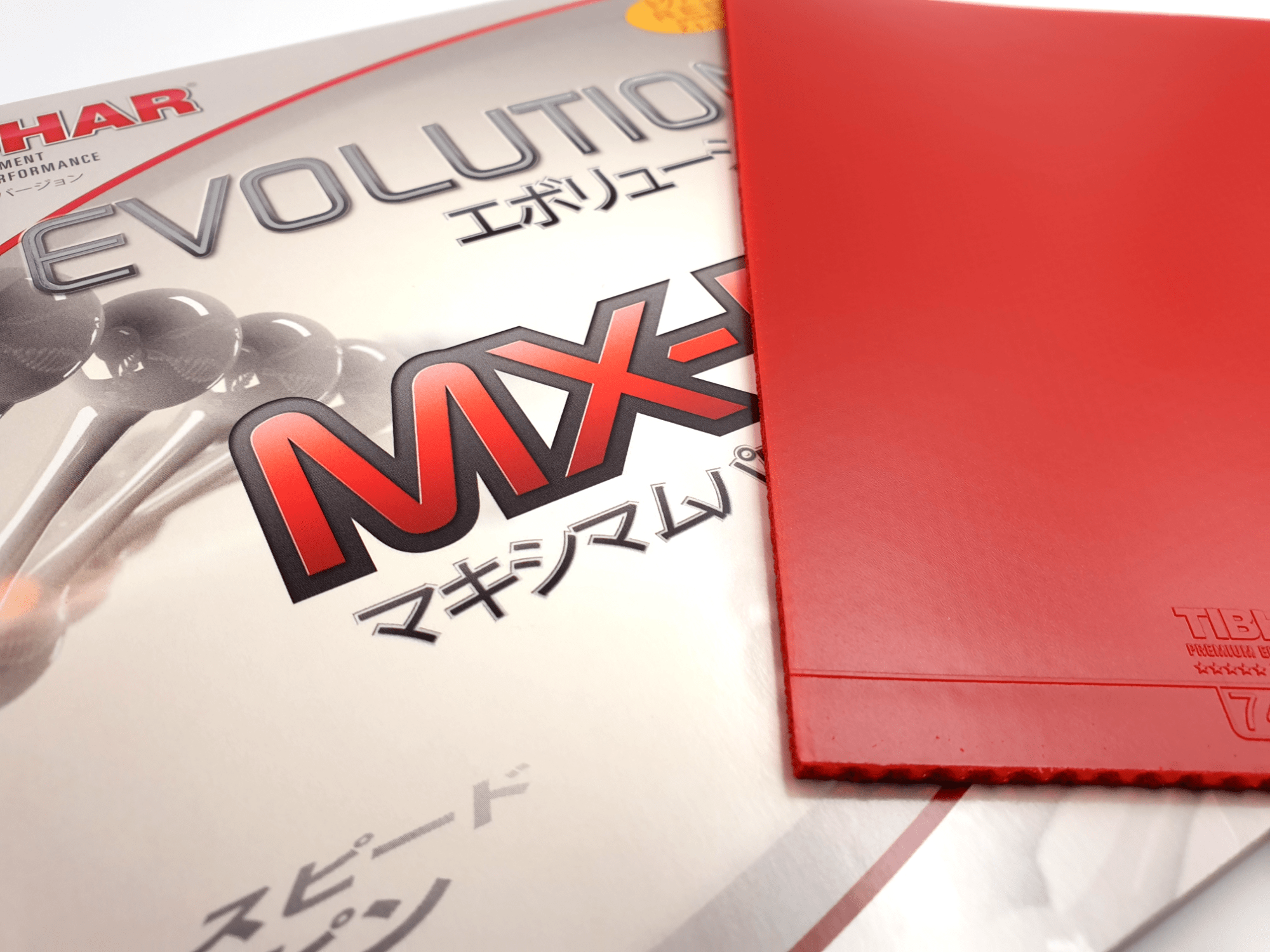 Tibhar Evolution MX-P - Testbericht auf tt-spin.de
